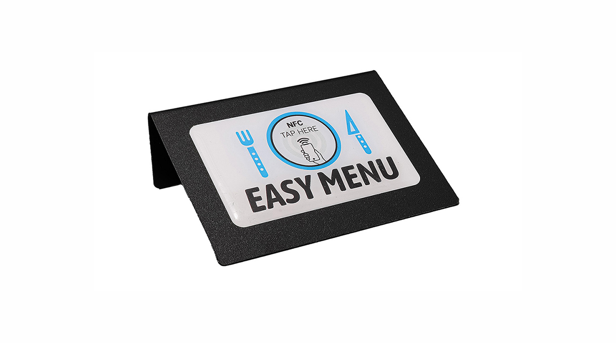 Easy Menu Sticker Get a Contactless NFC Online Menu for your Cafe ...